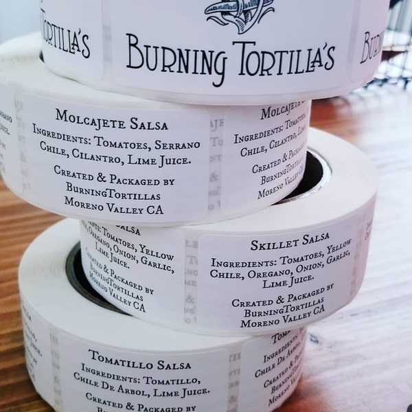 200 Lipstick Cap Labels, 1/2" Round, Printed With Black Ink on White ...