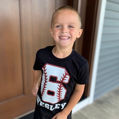 Personalized Baseball 9th Birthday Shirt, Boys Ninth Birthday Gift ...
