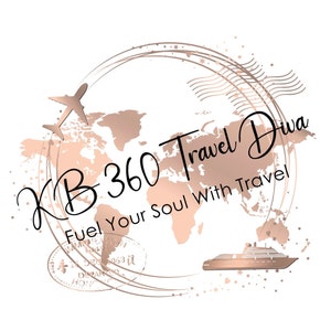 Travel Logo, Round Circle Black Gold Logo Design, Travel Gold Ocean ...