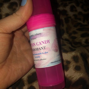 Cotton Candy Organic Deodorant 4 Oz Cotton Candy Deodorant Vegan Cotton ...