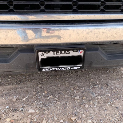 Maserati Lettering Black License Plate Custom Made of - Etsy