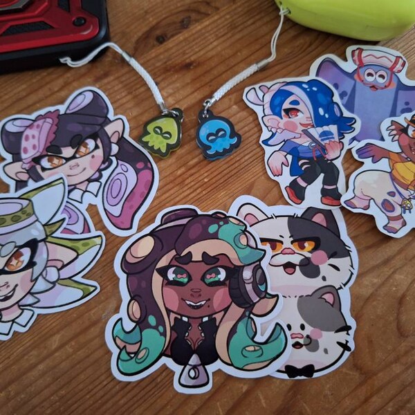 Smallfry Splatoon 3 Cute Badge/button 58mm - Etsy