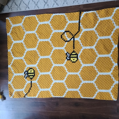 C2C Cow Print Blanket Crochet Pattern - Etsy