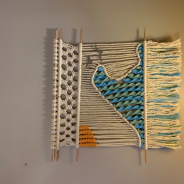 Mini Macrame Wave - Etsy