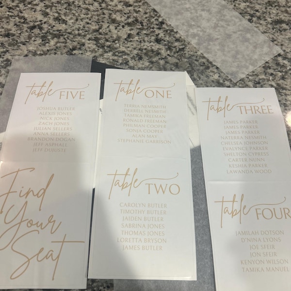 Table Seating Wine Bottle Labels, Printed Seat Labels, Wine Bottle ...