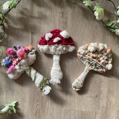 Mushroom Frame / 3D Macrame Mushroom/ DIY Magic Mushroom Gift/ DIY ...