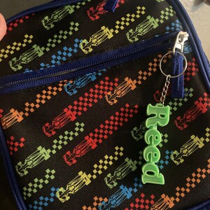 Personalized Custom Name Tag, Keychain, Keyring, Zipper Pull, Luggage ...