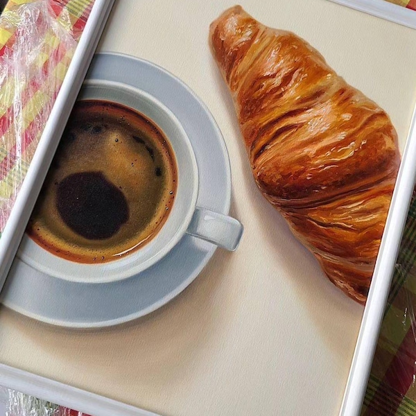 The Moment - Dessert Original Oil Painting - Food Realism - Fruits ...