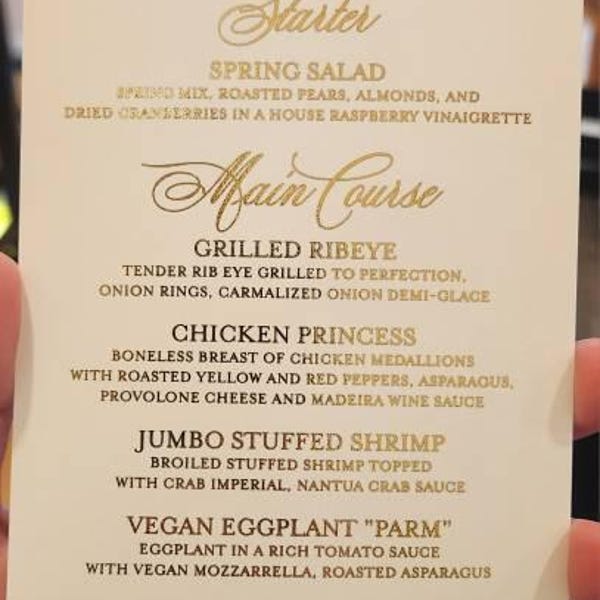 Classic Gold Foil Menu Cards, Printed Shiny Wedding Gold Foil Menus ...