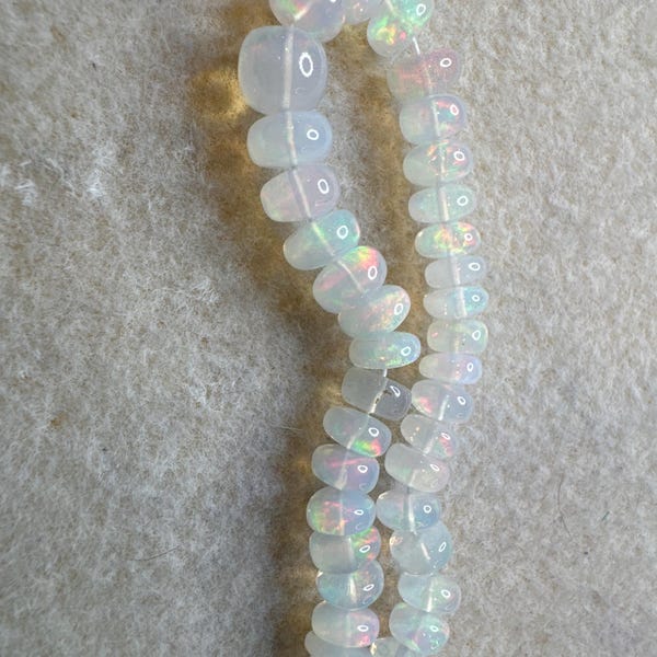 HIGH Quality Dot Fire Ethiopian Opal Oval Shape Smooth Polish Loose ...