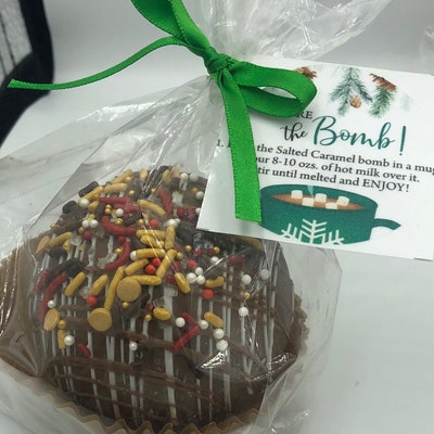 Hot Chocolate Bomb Tag Christmas Hot Chocolate Bomb Tag Winter Hot ...