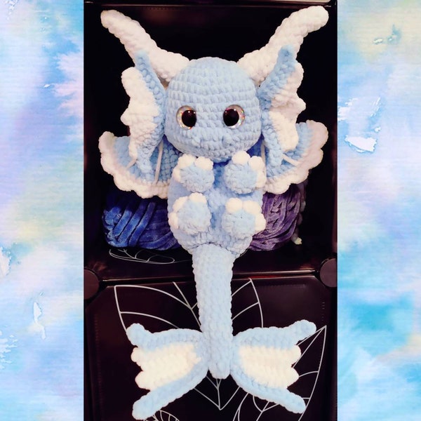 Kailani the Water Dragon / PDF Pattern / Crochet, Amigurumi, Beginner ...