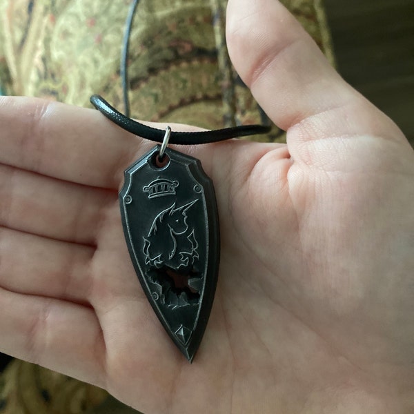 FFXIV Haurchefant Greystone Shield Pendant Keychain- Shadowbringers ...