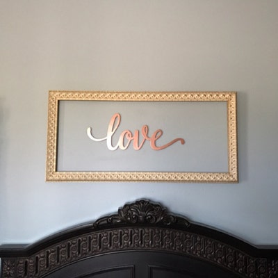 Script Love Wood Sign Wood Sign Art, Wooden Love, Wood Love Sign, Wood ...