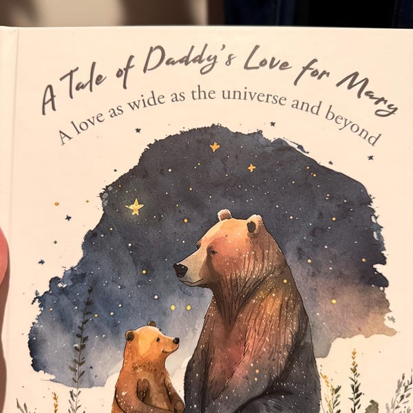 Father's Day Book for Dad, Gift for Husband, Personalized Book for Dad ...