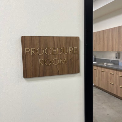 Colorful Wayfinding Directional Arrow Wood Signs Custom Raised Text ...