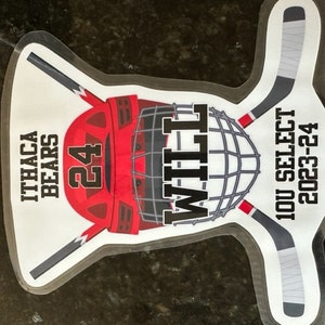 PRINTED Cheer Team Hotel Door Sign for Competitions Megaphone and Poms ...