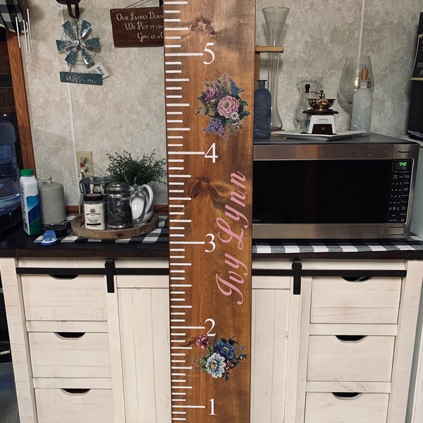 Growth Chart Stencil - Growth Chart Stencil, Growth Chart Ruler Stencil ...