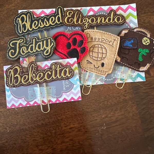 Planner Girl Paper Clip Planner Girl Paperclip Planner Clip planner ...