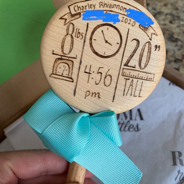 Personalized Baby's Gift Baby Compass Adventure Awaits Keepsake Wooden ...