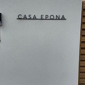 House Name Sign, Outdoor House Name Plaque, Custom Metal Sign, Outdoor ...