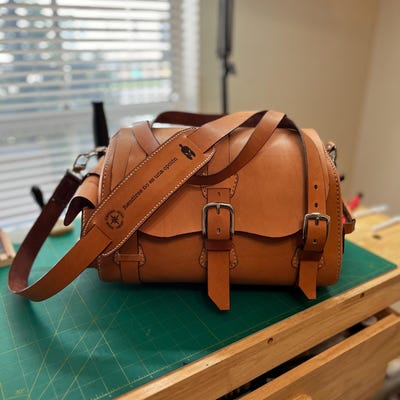 Leather Tool Pouch Pattern Pdf Download Leather DIY Pipe Pouch Video ...