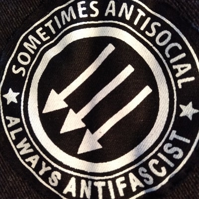 Sometimes Antisocial-punk Patches-punk Bands-punk Accessories-antifa ...