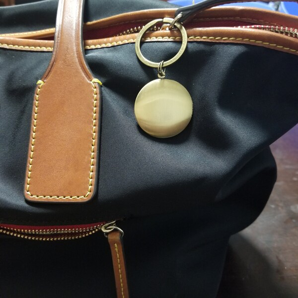 Locket Keychain With Photo, Gold or Silver, Classic Plain Locket, Men's ...