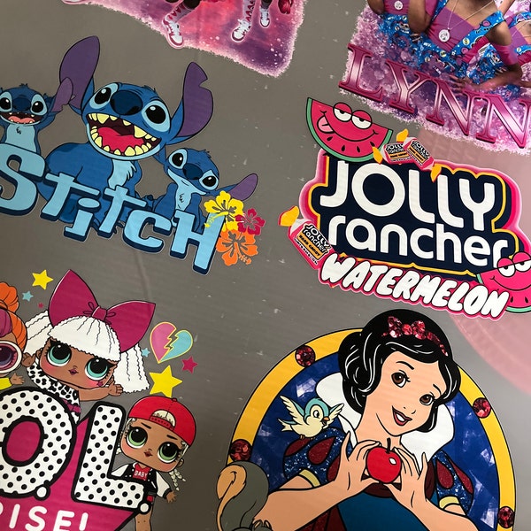 Custom UV DTF Gang Sheet, Decals, Stickers, Uv DTF Transfers, Wholesale ...