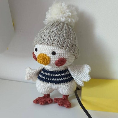 Digital Nora the Little Duck Crochet Pattern Instant Download DIY ...