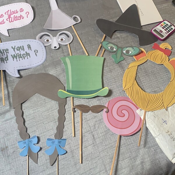 Wizard of Oz Party, Photo Booth Props, Wonderful Wizard of Oz ...