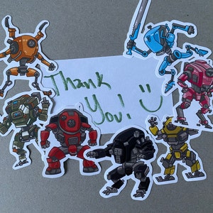 Mad Mechs - Titanfall 2 Chibi Stickers Set of 7 - Etsy