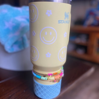 Smiley Stanley Cup Stickers, Simple Modern Cup Smiley Decals, Stanley ...