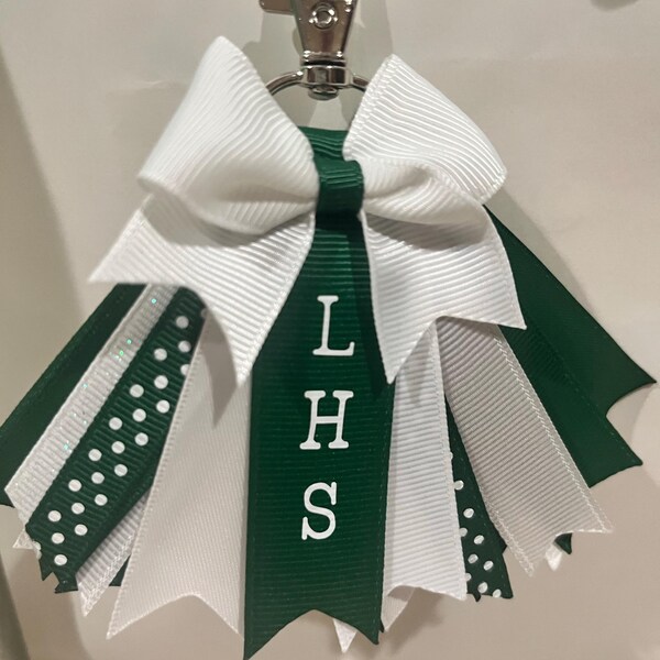 Mini Customized Ribbon Keychain - Etsy