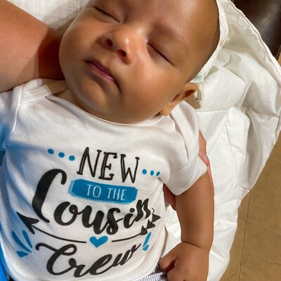 Cousin Crew Onesie® New to the Cousin Crew Onesie® Cute Cousin Crew Baby Onesie® Cousin Crew Boy ...