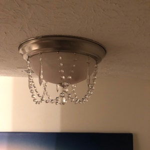 Lot of 6 Almond Shape Crystal for Chandelier , Lamp or Wedding REAL ...