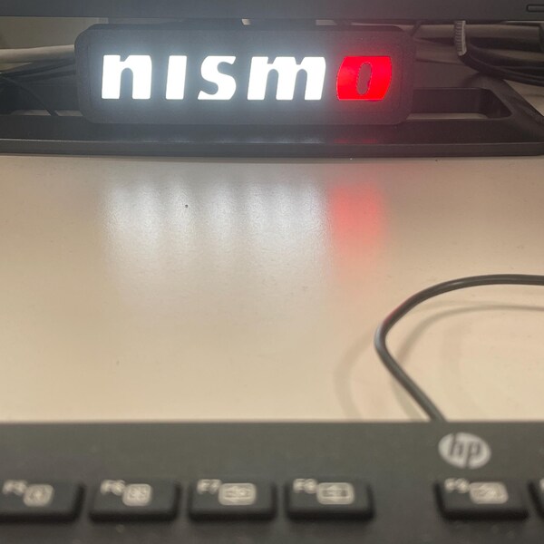 Nismo 3d Printed Led Sign - Etsy