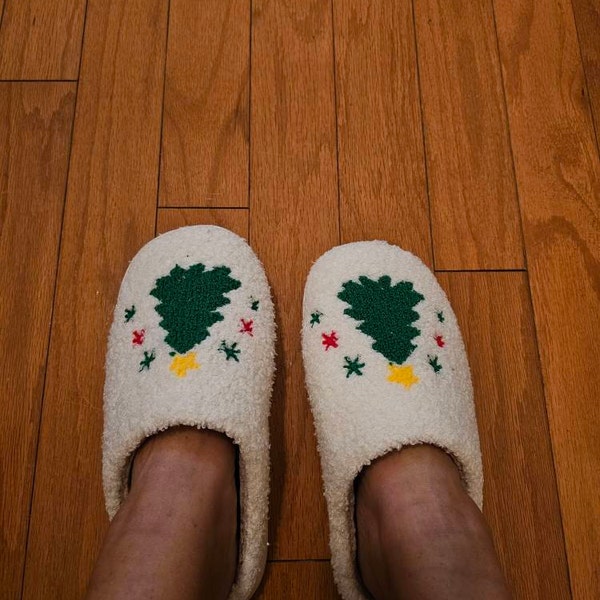 Christmas Snowman Holiday Slippers, Womens House Shoes - Etsy