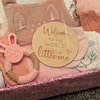 Baby Arrival Sign | Welcome to the World | Hello World L Engraved Name ...