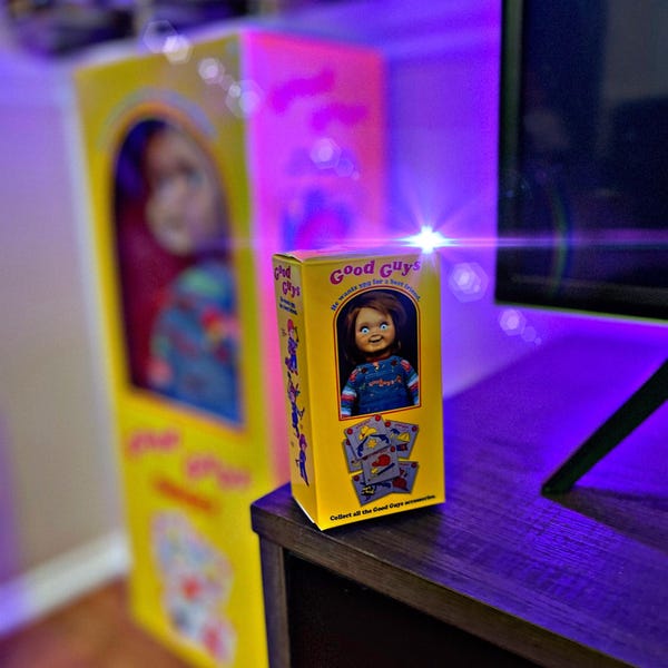 Child's Play Chucky Doll Box | Ships to You Cut, With Fold Lines Scored ...