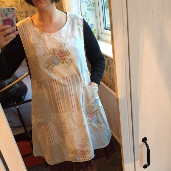 Artisan Apron Pattern- Make and Embellish Your Own Crossover Apron ...