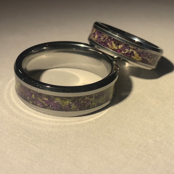 Custom Flower Ring. Flower Preservation Ring. Send in Your Flowers ...