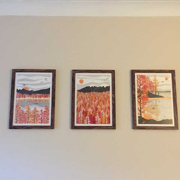 Drift Art Print: Autumn Collection A4, A3, A2, A1 - Etsy