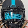 Black Captain Patch Jersey C Style Football Helmet Decal Perfect for ...