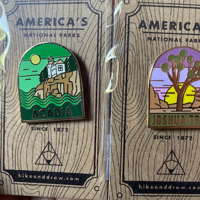 Acadia National Park Enamel Pin , National Park Accessories, Gift for ...
