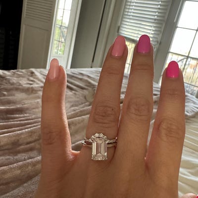 Diamond Minimalist Constellation Ring, 14k Dome Celestial Ring, Solid ...