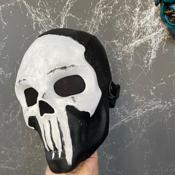 Ghost Mask Cosplay, Skull Mask Inspired by Night War Ghost, Durable ...