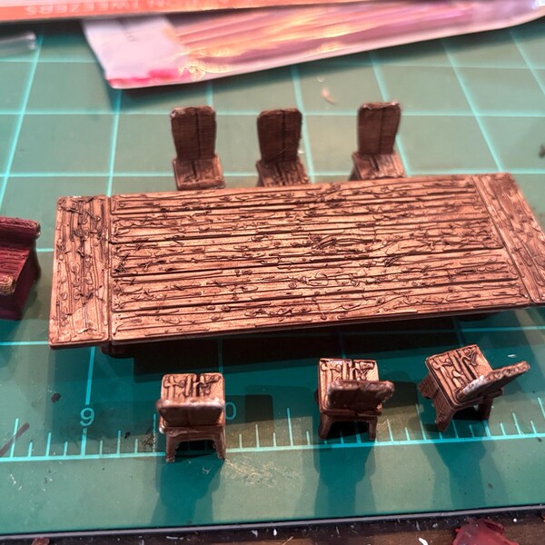 Boat Raft With Sail 28mm Miniature Scale Fantasy Terrain Tile ...