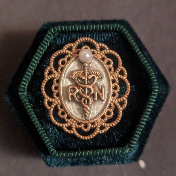 Gold Nursing Pin for the Pinning Ceremony Student Nurse Graduation ...
