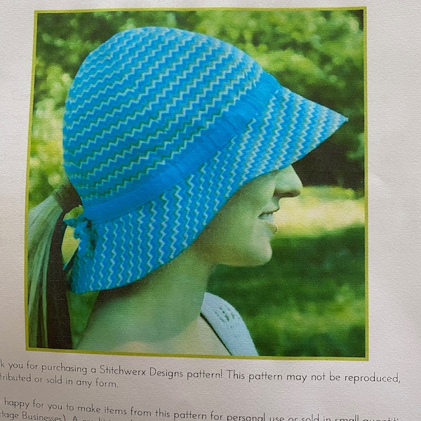 Sun Hat Pattern, PDF Sewing Pattern, Beach Hat Pattern, Child Hat ...